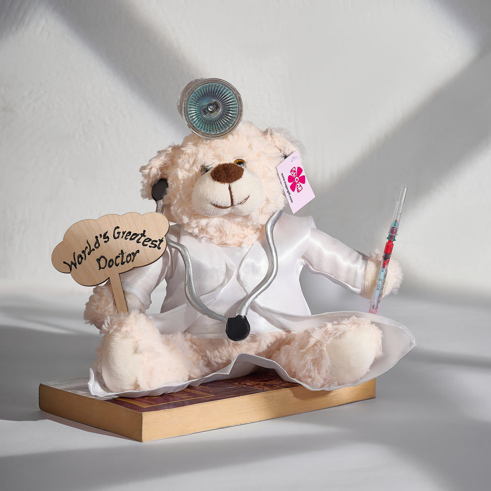 Handmade Teddy (Doctor) – Sugar Gifts