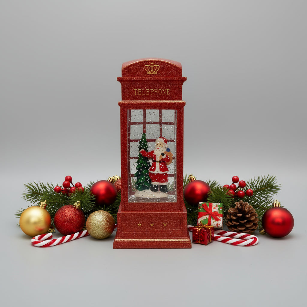 Santa Telephone Booth – Sugar Gifts